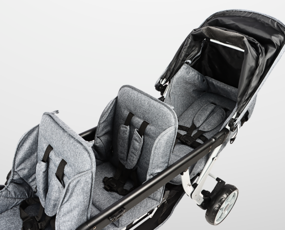 Familidoo 3 Seater | Triple Stroller | Educational Toys