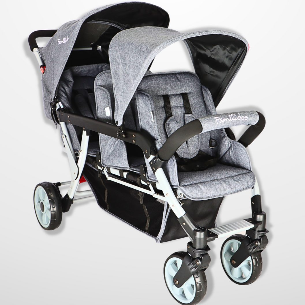 Familidoo 3 Seater | Triple Stroller | Educational Toys