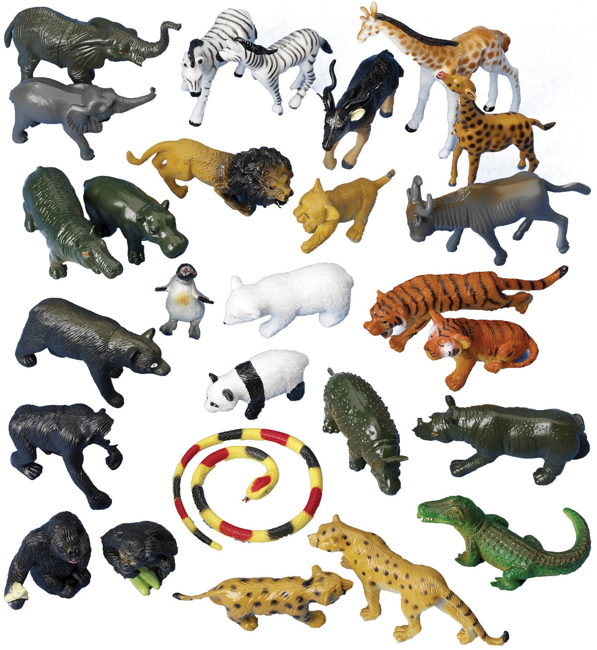 Wild Animal Figure Toy Pack of 26 | Educational Toys