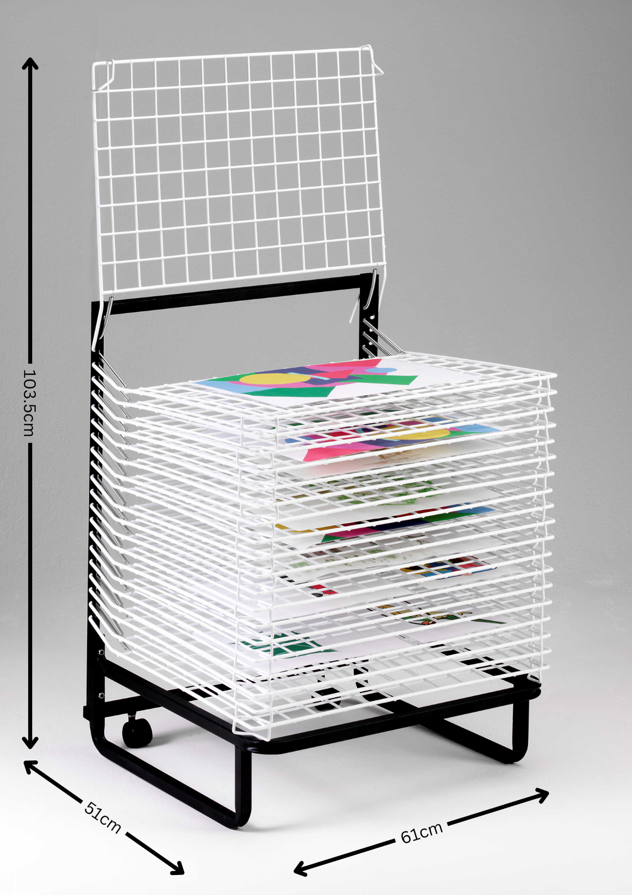 20-Shelf Drying Rack for Classroom Use | Educational Toys