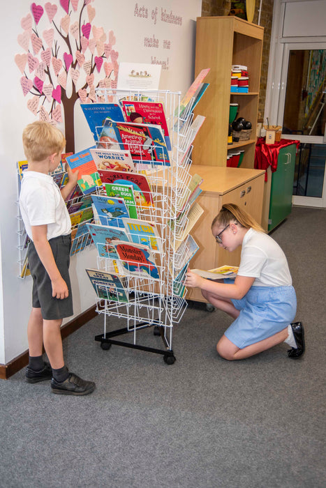 3 Sided Mobile Book Stand | Educational Toys