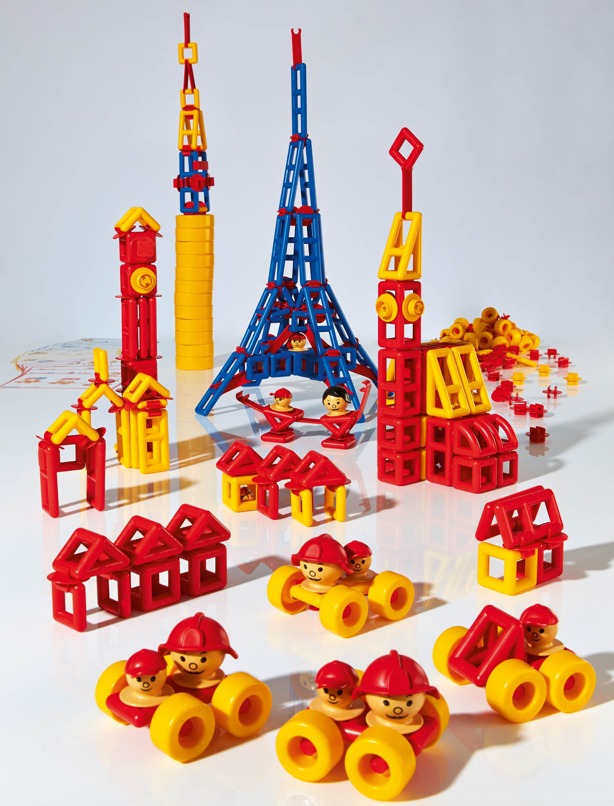 Mobilo Construction Set - 424 Pieces Tray |Educational Toys