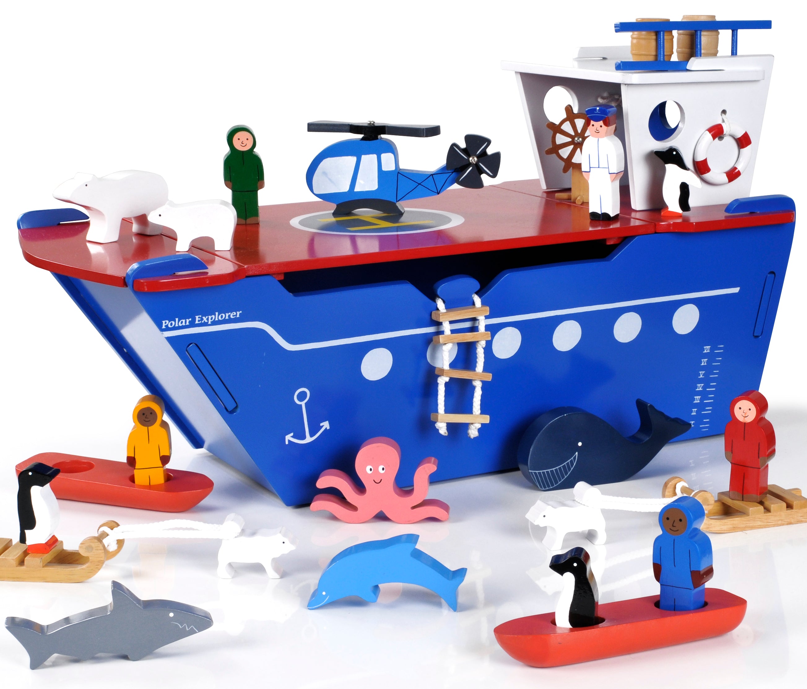 Large Wooden Polar Explorer Play Set | Educational Toys