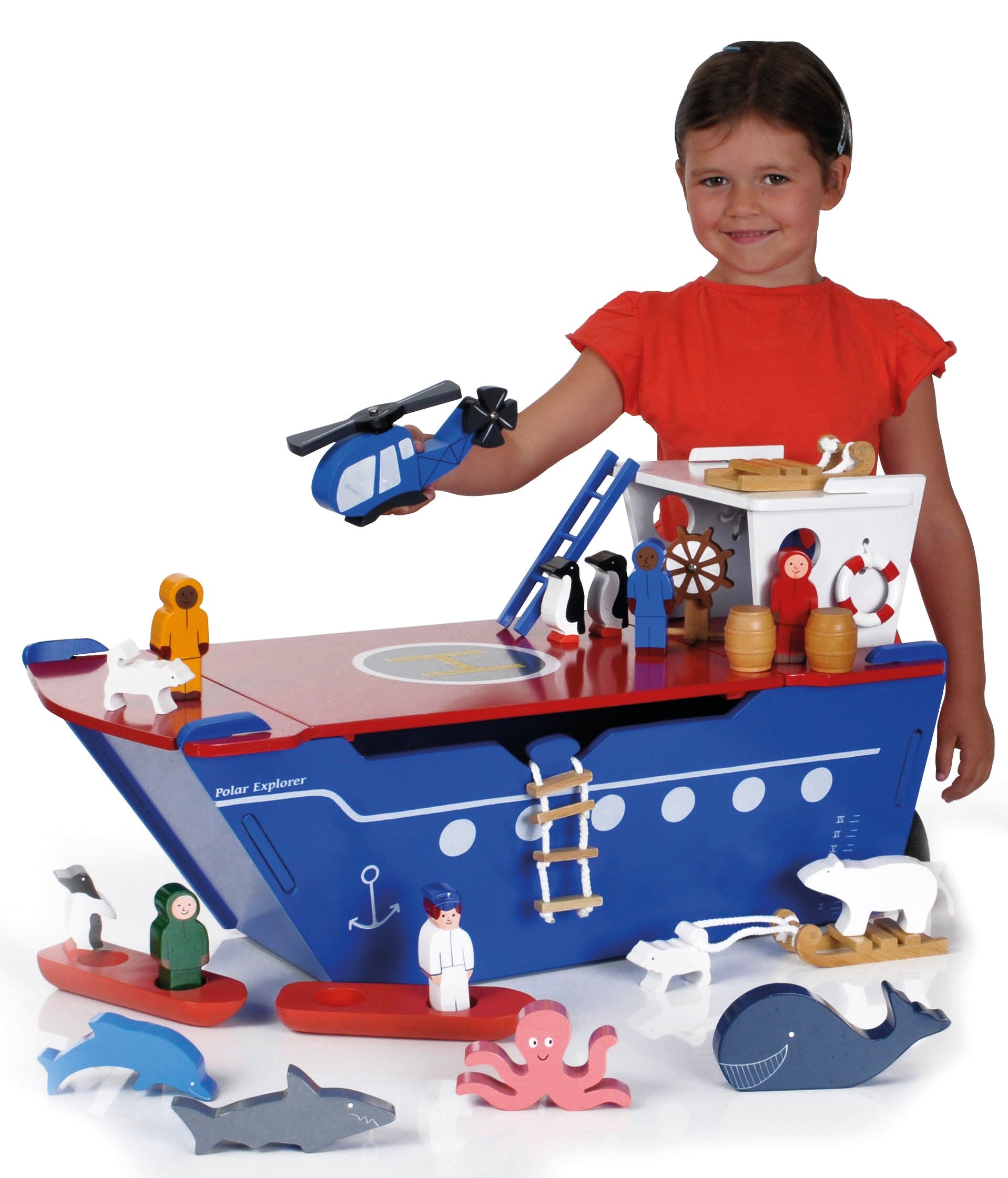 Large Wooden Polar Explorer Play Set | Educational Toys