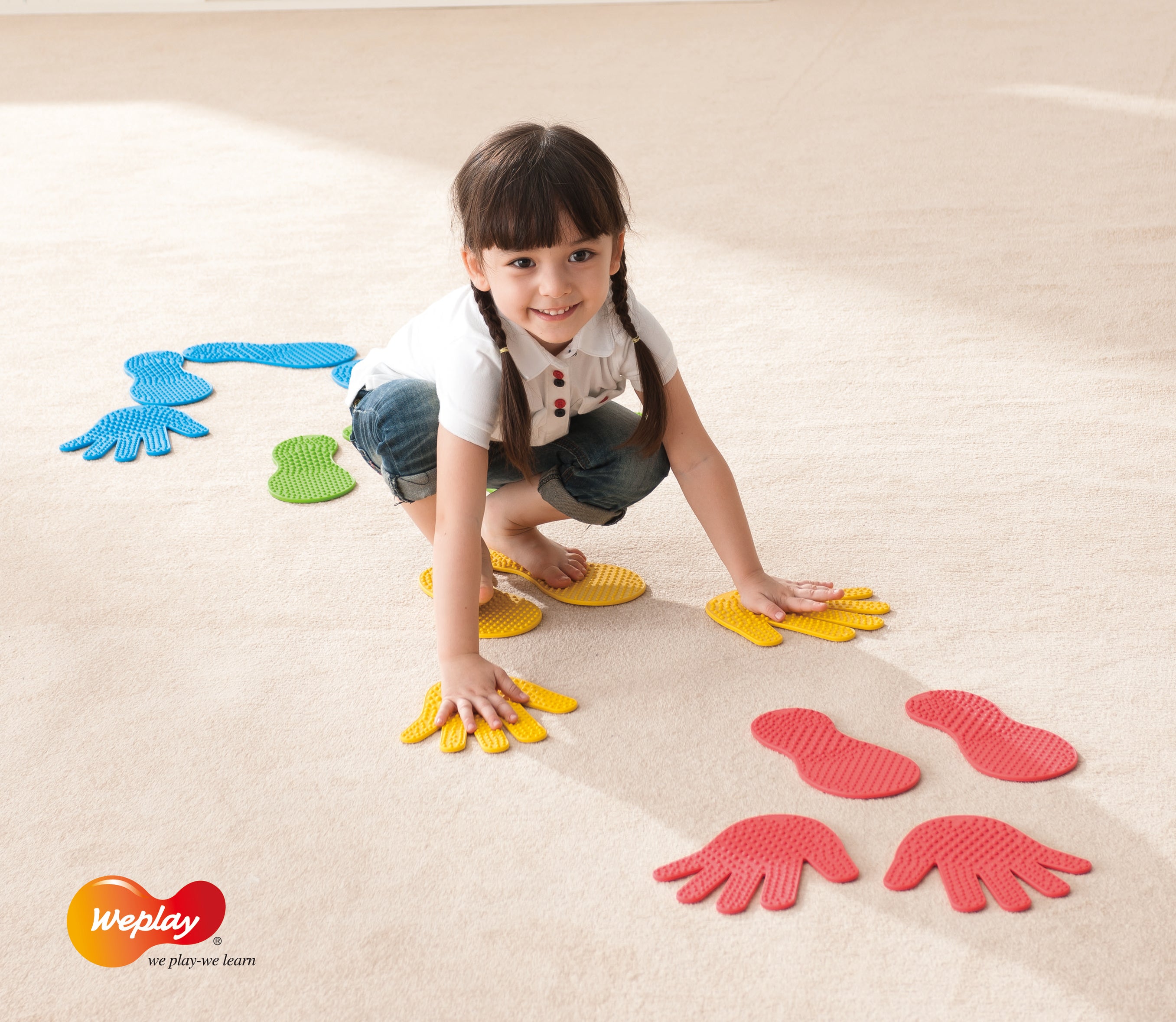 Tactile Hands And Feet (Set Of 12) | Educational Toys