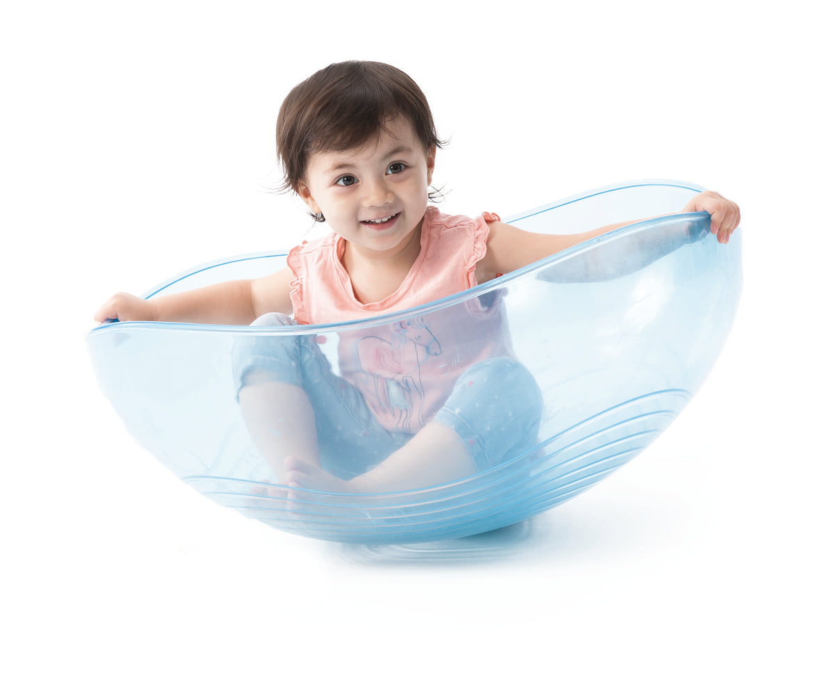 Rocking Bowl - Clear Blue | Educational Toys