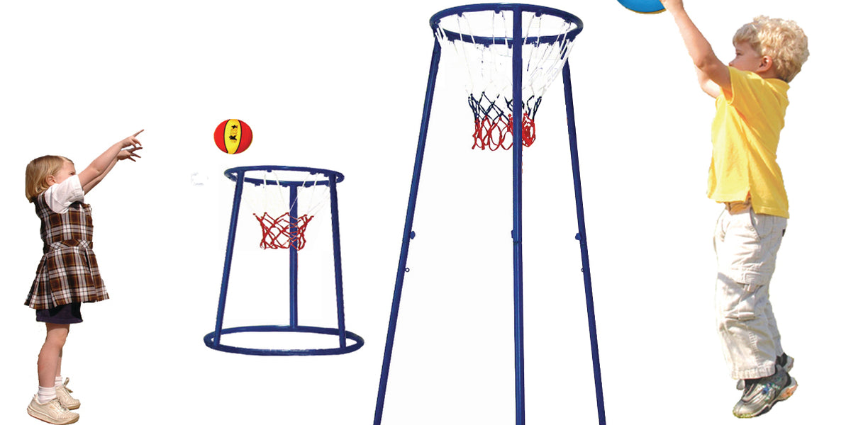 Skool Plus Twin Basketball Hoop Trainer Stand | Educational Toys
