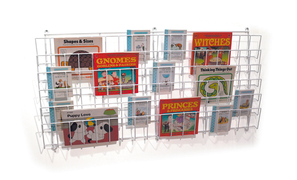 Horizontal Wall Book Rack (6 Shelves) | Educational Toys