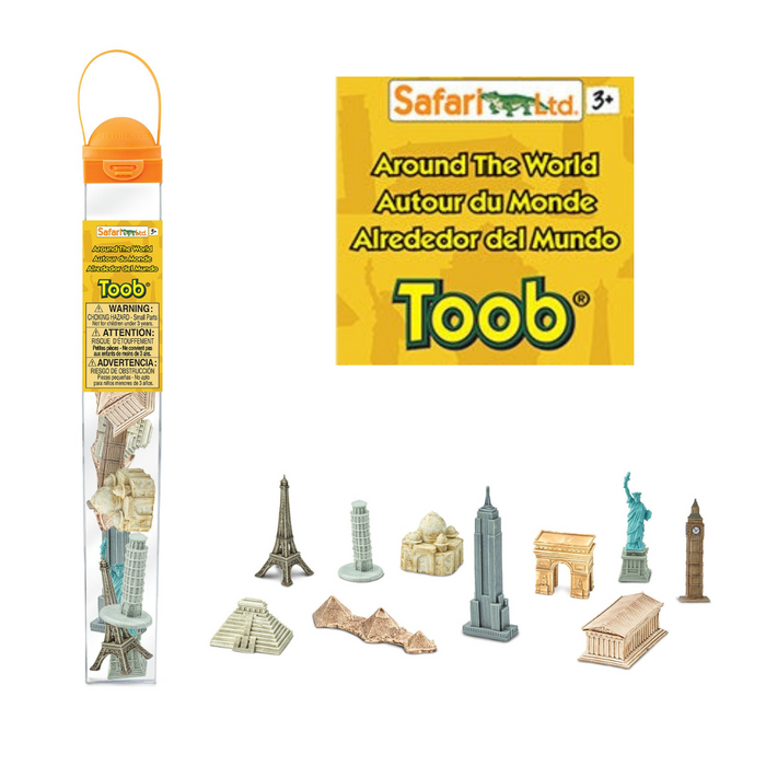 Around the World Toob | Famous Buildings Figurines | Educational Toys
