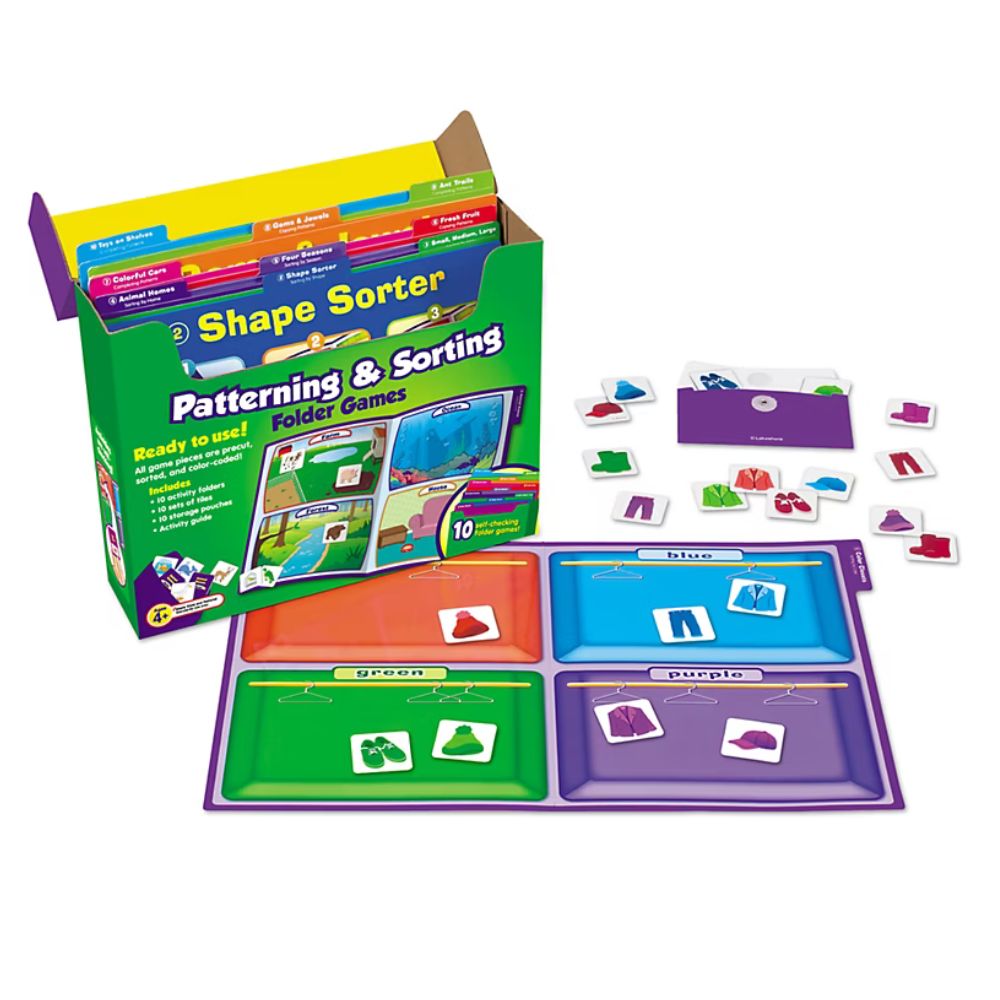 Patterning & Sorting Folder Game Library - Reduced To Clear! — Educational Toys