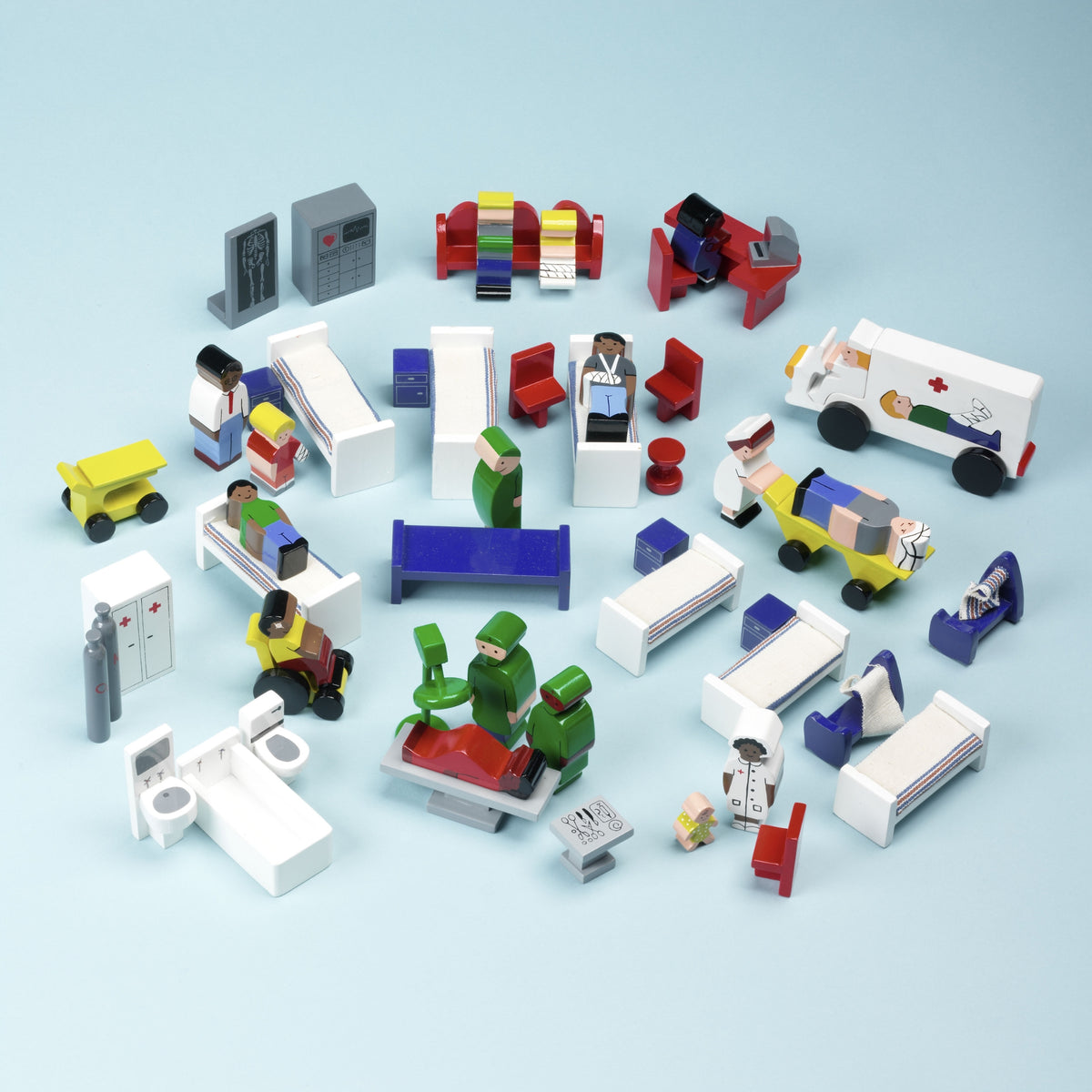 Wooden Hospital Play Set | Educational Toys